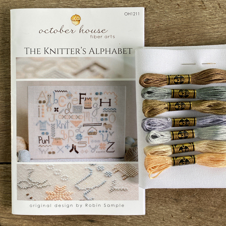 A Knitter's Alphabet Cross Stitch Kit – Haus of Yarn
